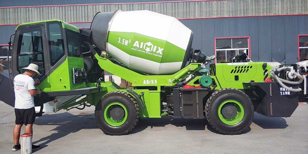 What Is A Self-Loader Concrete Mixer? - Good News
